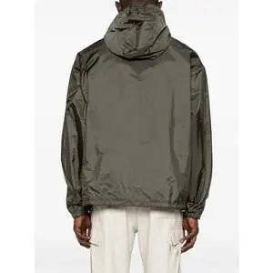 Prada Re-nylon Hooded Blouson Jacket - Green