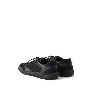 Prada Low-top Trainers With Elasticated Laces - Black