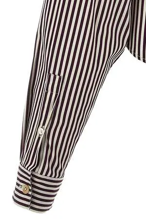 Isabel Marant Étoile Fleora Striped Cropped Shirt - Multicolor