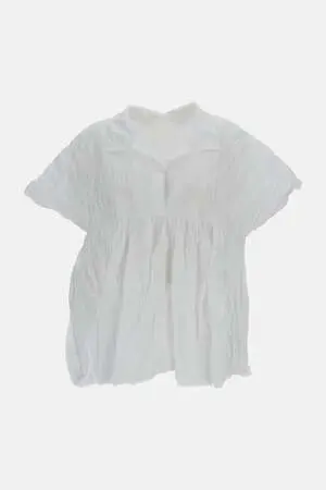 DANIELA GREGIS Crinkled Cotton Shirt - Multicolor