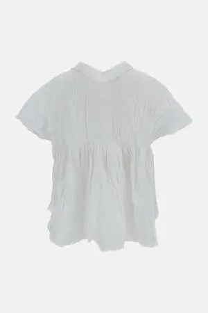 DANIELA GREGIS Crinkled Cotton Shirt - Multicolor