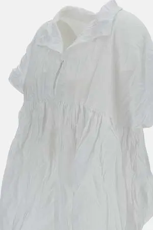 DANIELA GREGIS Crinkled Cotton Shirt - Multicolor