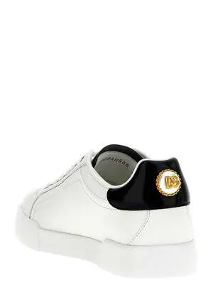 Dolce & Gabbana Portofino' Calf Leather Sneakers - Multicolor