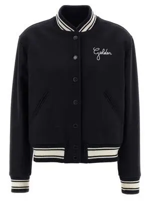 GOLDEN GOOSE Dirce Bomber Jacket - Blue