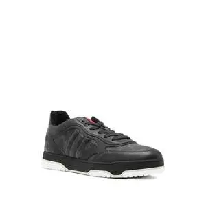 Gucci Leather Low-top Sneakers With Embossed Logo