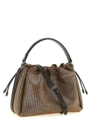 Brunello Cucinelli Small Bucket Mellow Handbag - Brown