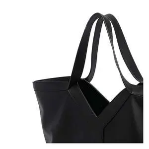 Saint Laurent Leather Y Tote Bag - Black