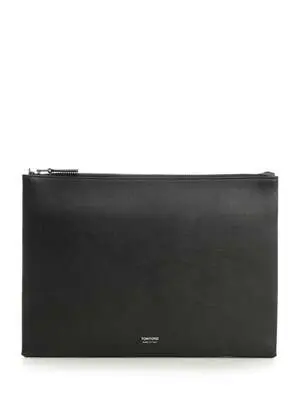 TOM FORD Large Slim Pouch - Black