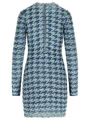 DIESEL® Two-tone Cotton Sheath Dress - Blue