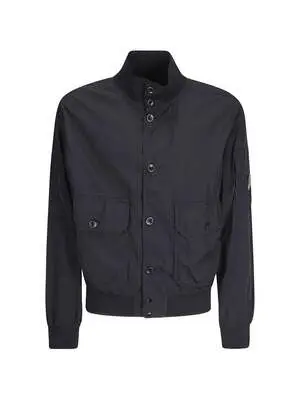 C.P. COMPANY Chrome-r` Button Bomber Jacket - Multicolor