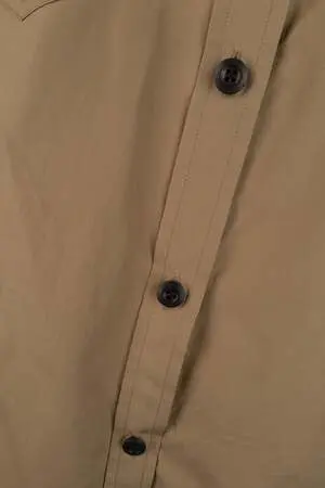 Prada Long Sleeve Button-up Shirt With Pockets - Multicolor