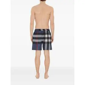 Burberry Check Print Swim Shorts