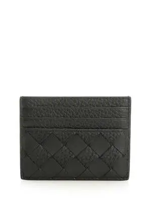Bottega Veneta Intrecciato Card Holder - Black