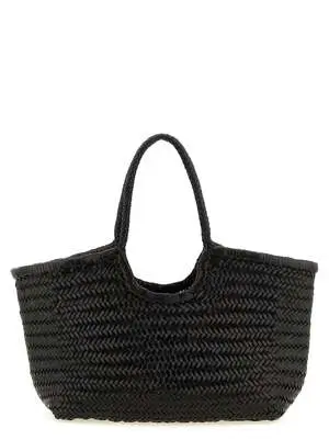 Dragon Diffusion Nantucket Large Woven Shoulder Bag - Brown