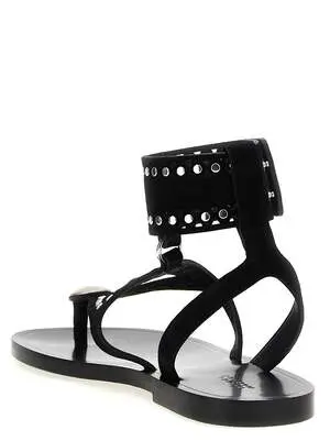 Isabel Marant Étoile Edil Suede Studded Cut-out Sandals