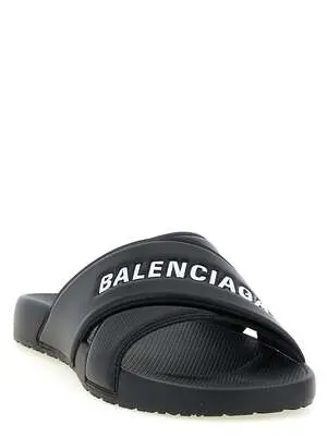 Balenciaga Sporty Pool Slides