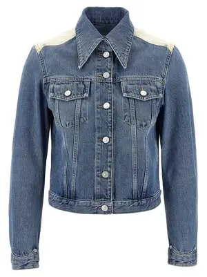 GIVENCHY GIVENCHY Denim Jacket With Canvas Detail