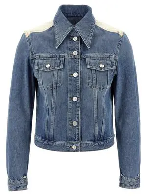 GIVENCHY GIVENCHY Denim Jacket With Canvas Detail