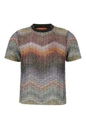 Missoni Knit Top With Zigzag Print