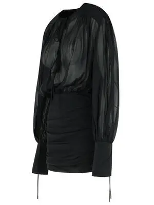 Andamane Yulia Silk Mini Dress