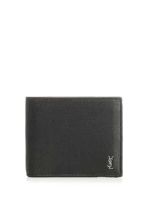 Saint Laurent Tiny Cassandre Wallet - Black