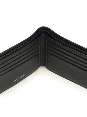 Saint Laurent Tiny Cassandre Wallet - Black