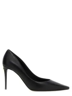 Dolce & Gabbana Nappa Leather "mun" Pumps - Black