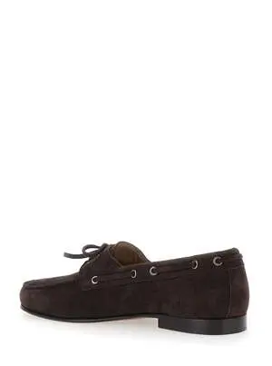 Valentino Garavani Suede Loafers With Bow Detailing - Multicolor