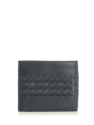 Bottega Veneta Intrecciato Small Wallet - Blue