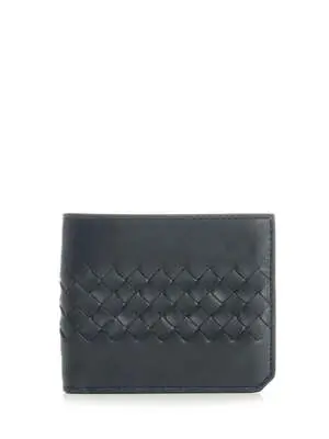 Bottega Veneta Intrecciato Small Wallet - Blue