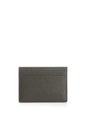 Saint Laurent Tiny Cassandre Card Holder - Gray