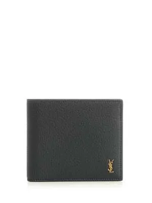 Saint Laurent East/west Wallet - Blue