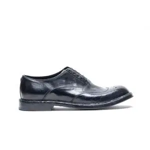 Dolce & Gabbana Leather Lace-up Oxford Shoes - Black