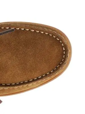 Paraboot Barth Suede Boat Shoe - Brown