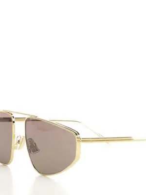 Bottega Veneta Aviator Sunglasses - Gold