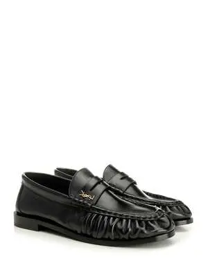 Saint Laurent Le Loafer Moccasins - Black