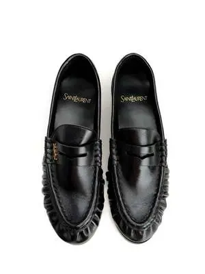 Saint Laurent Le Loafer Moccasins - Black