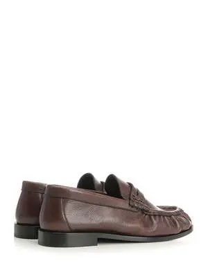 Saint Laurent Le Loafer Moccasins - Brown