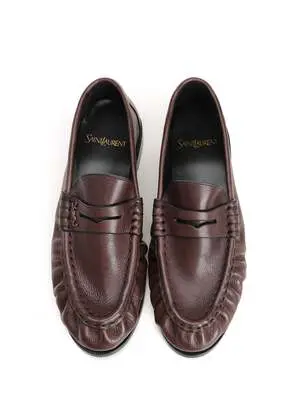 Saint Laurent Le Loafer Moccasins - Brown