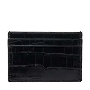 TOM FORD Croco Line Cards Holder - Black