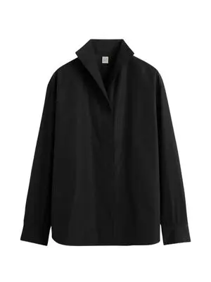 TOTEME Popeline Shirt - Black