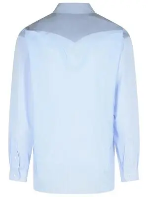 MAISON MARGIELA Light Cotton Shirt - Blue