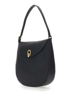 Savette Tondo Shoulder Bag With Logo Plate - Multicolor