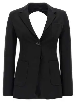 MAX MARA MAX MARA Anagni Single-Breasted Blazer With Cutout Detail