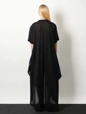Balenciaga Crewneck Long Jersey T-shirt Dress