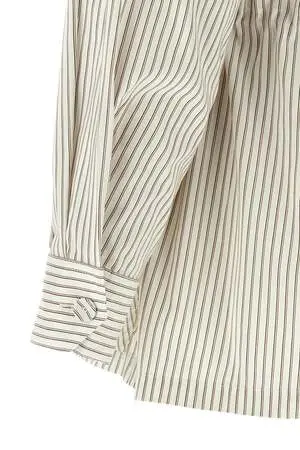 Fendi Striped Cotton Silk Blouson