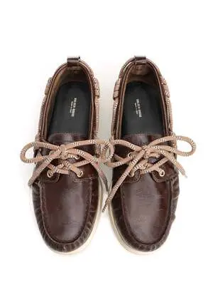 GOLDEN GOOSE Cruise" Mocassin In Shiny Wrinkled Leather