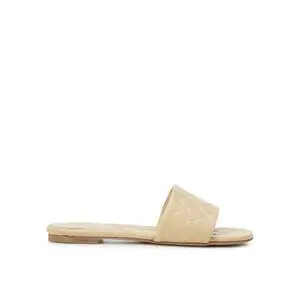 Bottega Veneta BOTTEGA VENETA Amy Leather Sandals Cream
