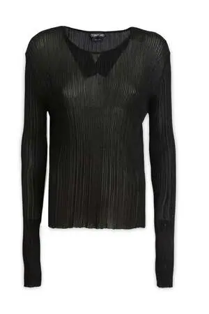 TOM FORD Ribbed V-neck Knitwear