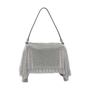 Alexander Wang Divina Pouch With Crystals - Silver